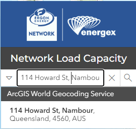 Network Load Capacity Map User Guide | Energex